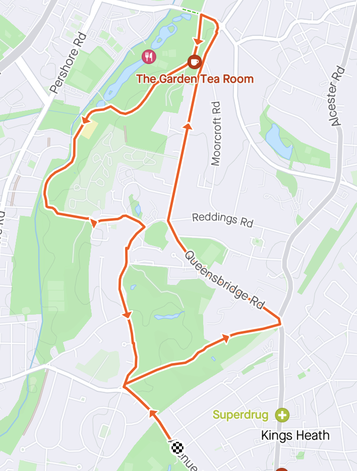 Run Routes – Kings Heath Running Club