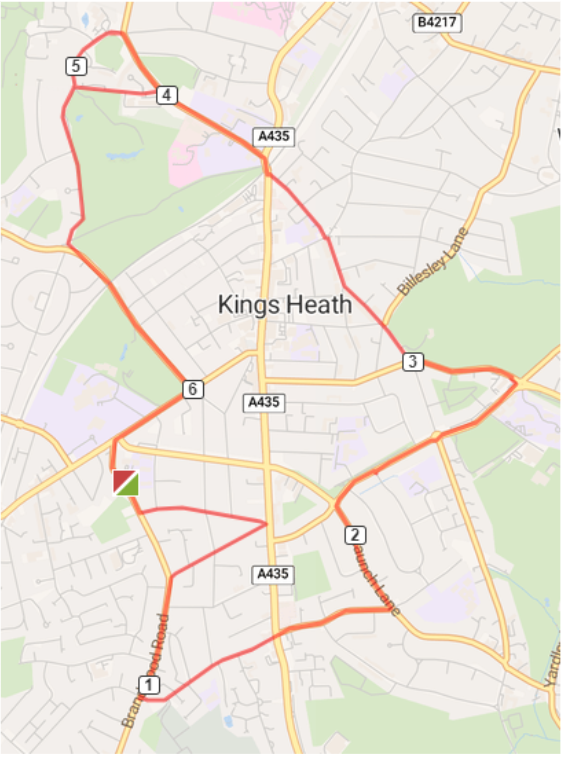 Run Routes – Kings Heath Running Club